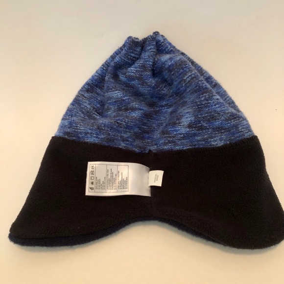 Nike | Accessories | Authentic Nike Girls Navy And Multi Blue Knit Cap ...